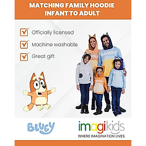 Bluey Bingo Toddler Boys Fleece Matching Family Pullover Hoodie 5T