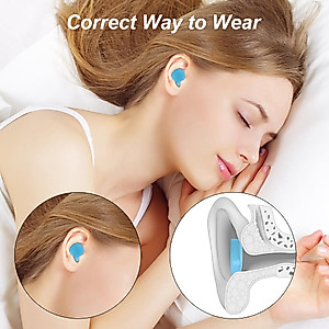 3+2 Pairs Reusable Super Soft Silicone Earplugs, Comfortable Ear Plugs That can Quickly Eliminate Noise, Suitable for Swimming, Sleeping, Snoring, Working, Studying, Loud Noise