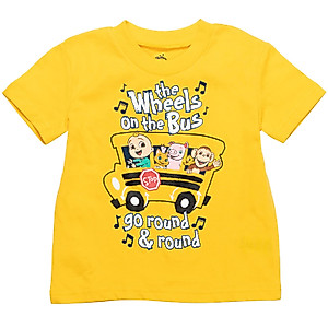 CoComelon JJ Toddler Boys T-Shirt French Terry Shorts Set Yellow/Blue 2T