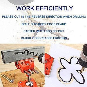 Titanium Coated HSS Twist Drill Bits - 8Pcs 3-10mm Serrated Grooving Cutting Carpenter Side Cutting Tap Spiral Saw Drill Bit Woodworking Wood Metal Plastic Hole Holesaw Tool (8)