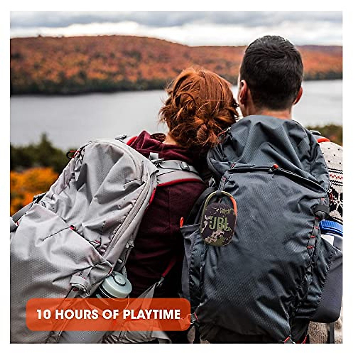 2 Pack JBL Clip 4 Waterproof Wireless Audio Bluetooth Speaker Bundle (Black)