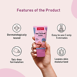 Sirona Hair Removal Cream, Sensitive Skin for Women - 1.76 Fl Oz | with Aloe Vera, Vitamin E & Shea Butter | Ideal for Bikini Line,Underarm, Legs