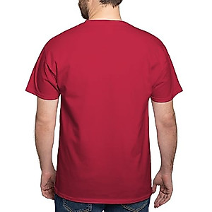 CafePress Lawn Bowls Evolution Dark T Shirt Men's Traditional Fit Dark Casual Tshirt Cardinal