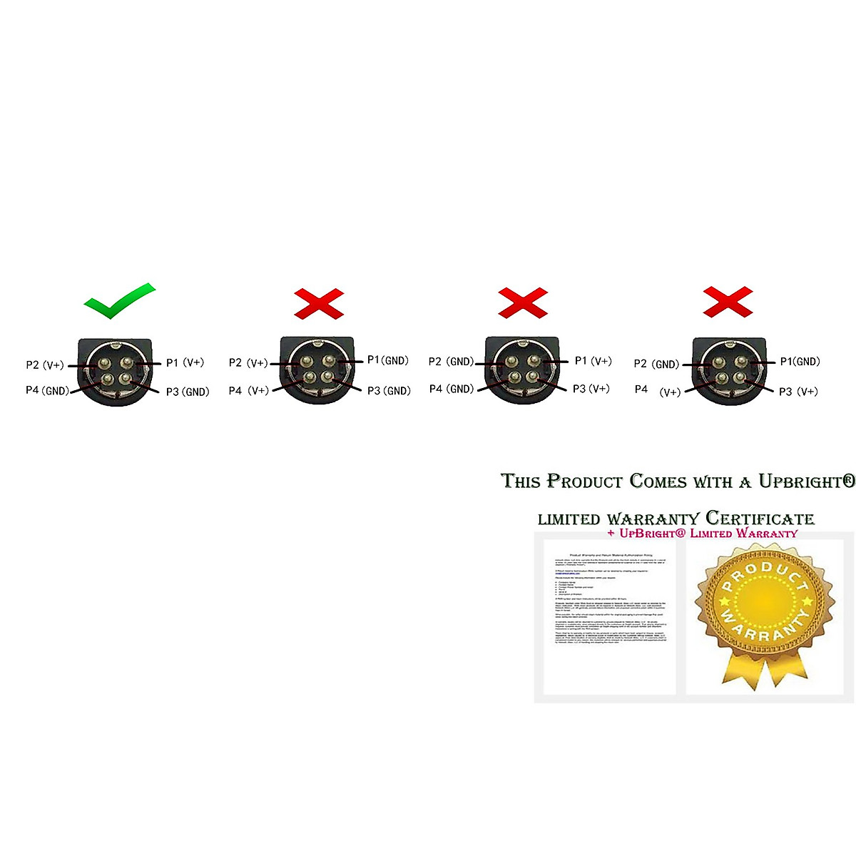 UpBright 4-Pin DIN 12V 7A AC/DC Adapter Compatible with Posiflex POS JIVA EA10953A EA10953 A EA 10953A 12VDC 6.67A - 7A 12.0V 7.0V 80W 84W DC12V 4-Prong Connector Power Supply Cord Battery Charger PSU