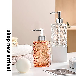 AUNRGO Silver Soap Dispenser Pump Replacement - Brushed Finish 304 Stainless Steel Hand Liquid Soap and Lotion Dispenser Pumps Replacement for Regular Mouth Bottles, Standard 28/400 Neck Size,2 Pack