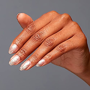 OPI Nail Lacquer, Sheer Glitter Finish Nail Polish, Up to 7 Days of Wear, Chip Resistant & Fast Drying, 3 Barbie Limited Edition Collection, Every Night is Girls Night, 0.5 fl oz