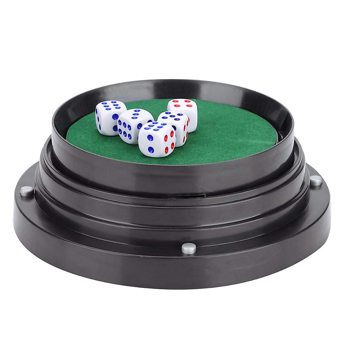 Automatic Dice Cup, Electrical Shaking Dice Roller Cup Set KTV Pub Bar Party Game with Dice