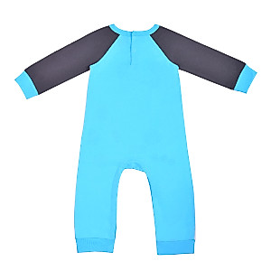 Disney Baby Monsters Inc Mike and Sully Coveralls, Blue, 6 Months (Pack of 3)