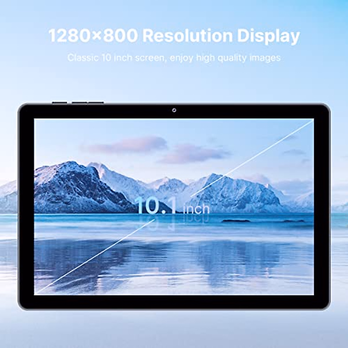 ApoloSign Tablet, 10 inch Android Tablets, Android 12 Tablets Quad-core 4GB RAM 64GB ROM, 5+8MP Dual Camera, WiFi, Bluetooth, 6000mAh Long Life Battery, Silver Grey