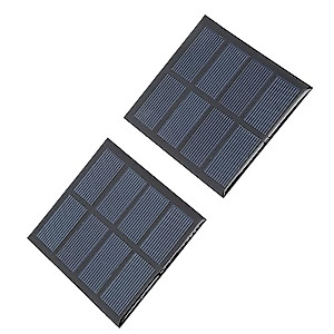 Portable Solar Panel, 0.9W 2V High Efficiency Safety Protection Solar Panel for Advertising Light for Traffic Light