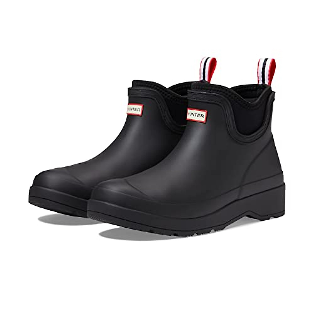 Hunter Women's Waterproof Neoprene Play Chelsea Boot (Black, US Size 8)