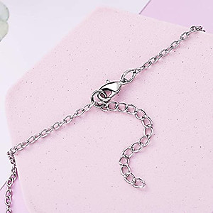 Melix Home Friendship Necklace for 2 Side by Side Best Friends Close in Heart Necklace Set