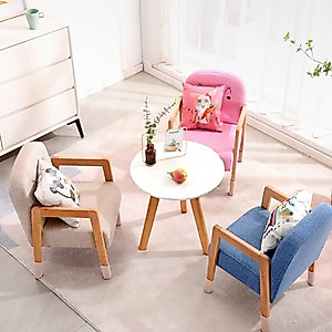 Kids Sofa, Children Armrest Chair with Pattern, Toddler Furniture W/Sturdy Wood Construction for Boys & Girls, Lightweight Children Sofa Chair (Color : H)