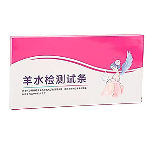 Amniotic Fluid Test Strip, Feminine pH Test, Litmus pH Range Test Strips, PH Indicator Test Strips with Amniotic Fluid Control Chart, PH Test Strip for Maternity Home Use, 2PCS