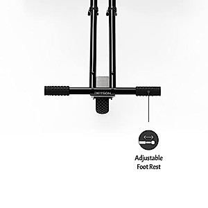 Jetson JetKart 2.0 Universal Hoverboard Attachment, 6" Tire, Bucket Seat, Adjustable Footrest Accommodates Most Heights, Ages 12+, Black, JKAR20-BK