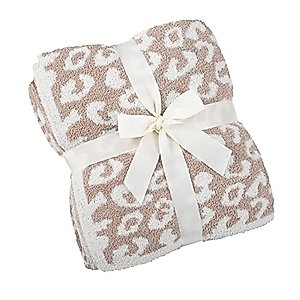 Throw Blanket Soft Micro Plush Leopard Blanket (50x60inches) Warm Reversible Cheetah Blanket Leopard Pattern Throw for Couch Bed Sofa…