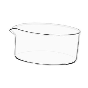 FUNOMOCYA Glass Crystallization Dish for Laboratory Use High Borosilicate Glass Storage Dish with Spout Ideal for Monomer and Scientific Experiments Size