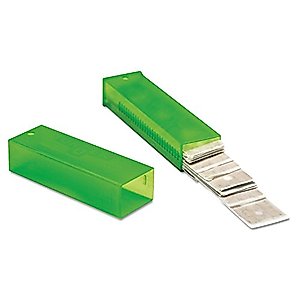 Unger TR10 ErgoTec Glass Scraper Replacement Blades, 4-Inch Double-Edge, 25/Pack