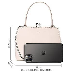 GM LIKKIE Clutch Purse for Women, Vintage Kiss Lock Evening Clutch Bag, Top handle Crossbody Shoulder Handbag