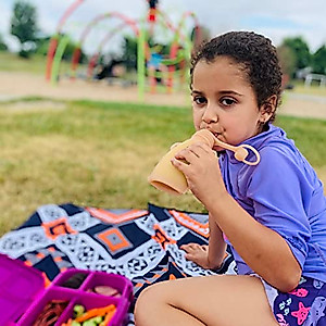 TULULU Foody Reusable Food Pouches Silicone-2pack/5oz-Refillable Homemade Food Storage Containers Kids Squease Pouch-Soft Reusable Baby Food Pouches for Toddlers