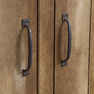 Sauder Adept Storage Pantry Cabinet, L: 38.94" x W: 16.77" x H: 70.98", Craftsman Oak finish