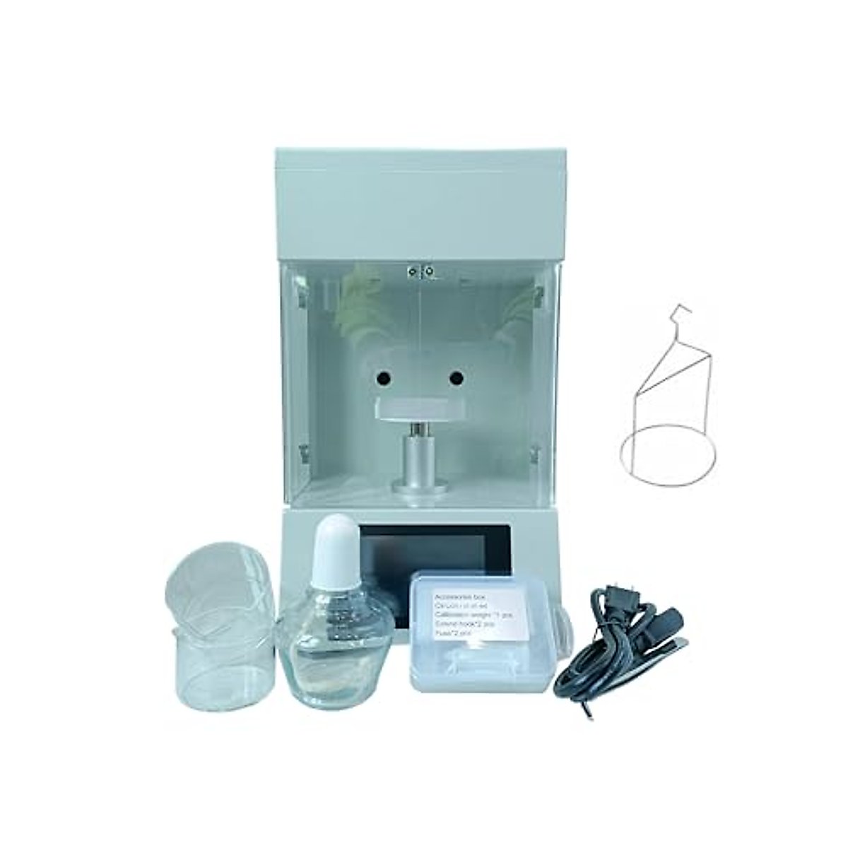 CNYST Interfacial Tension Meter Surface Tensiometer with for Interfacial Tension Measurements for Quality Control and Optimization of Emulsifiers with Platinum Ring Range 0-1000mN/m Accuracy 0.1mN/m
