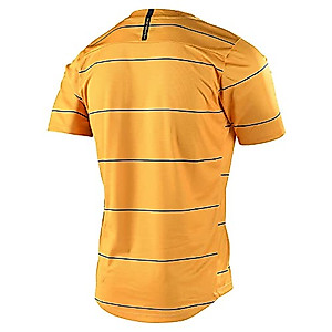 Troy Lee Designs Cycling MTB Bicycle Mountain Bike Jersey Shirt for Men, Flowline SS Revert (Honey, Large)