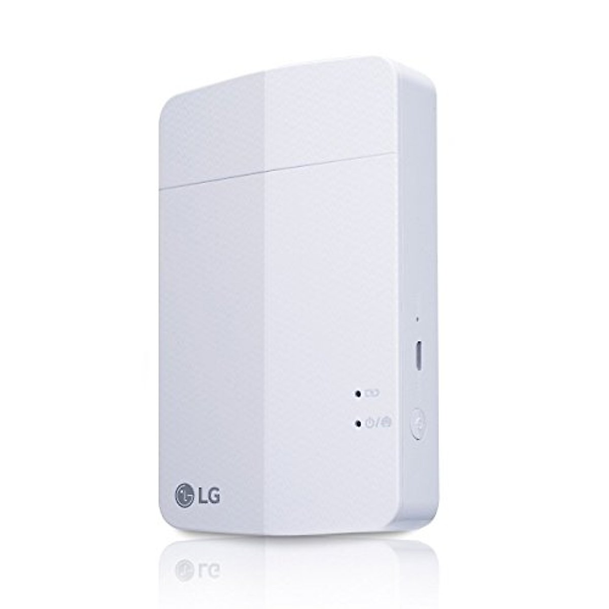 New LG PD251 Portable Mobile Pocket Photo Printer 3 [White] (Follow-up Model of PD241 and PD239) Bluetooth Wireless Printing for iOS, Android and Windows OS