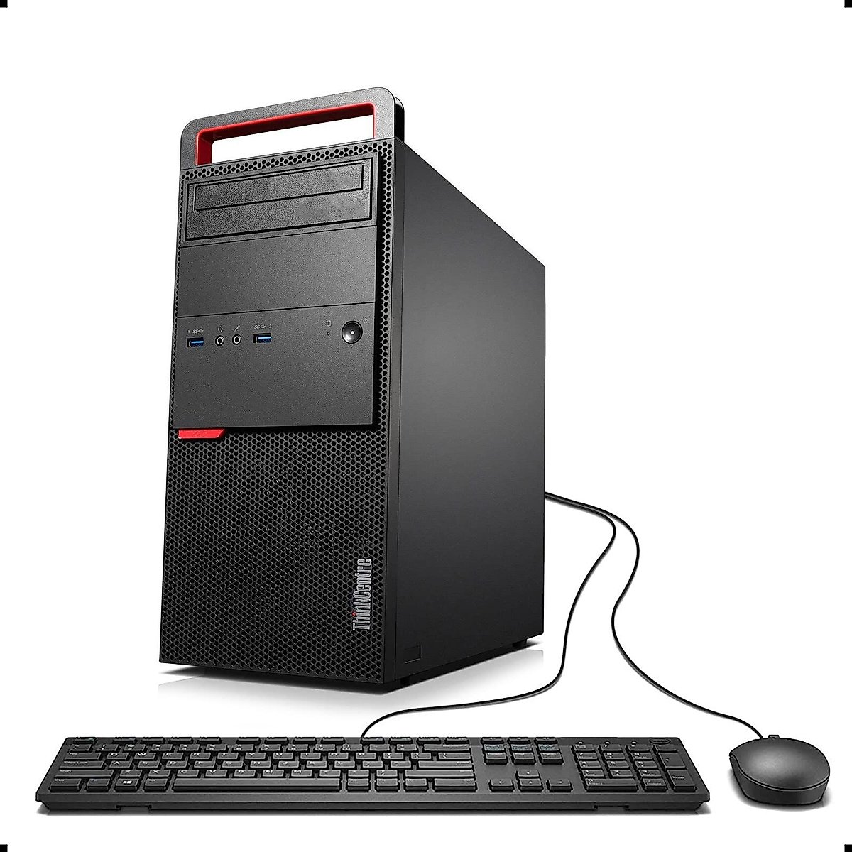 Lenovo ThinkCentre M900 Tower Desktop PC, Intel Quad Core i5-6500 up to 3.6GHz, 16G DDR4, 512G SSD, DVD, WiFi, BT 4.0, Windows 10 64 Bit-Multi-Language Supports English/Spanish/French(Renewed)