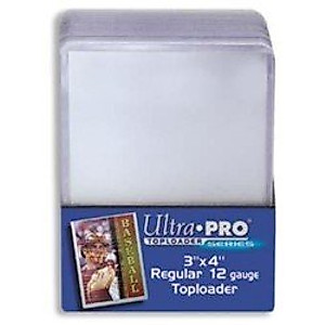 Ultra Pro 3x4 Top Loaders 100 ct Plus 100 Free Card Sleeve Promo Pack (1 Pack)