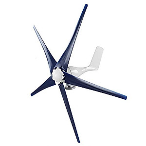 Low Vibration Wind Turbines Kit Small Wind Generator for Charging Boats for Marine Home Charging(blue, 48V)