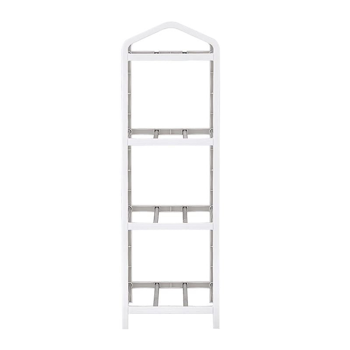 4 Tier Heavy Duty Metal Shoe Rack Stand Shelf Shelving Hallway,Bedroom,Bathroom,Living Room Organizer Holder Storage for 12 Pairs Shoes