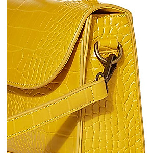 The Drop Women's Diana Top Handle Cross Body Bag Accessory, Sunflower, One Size