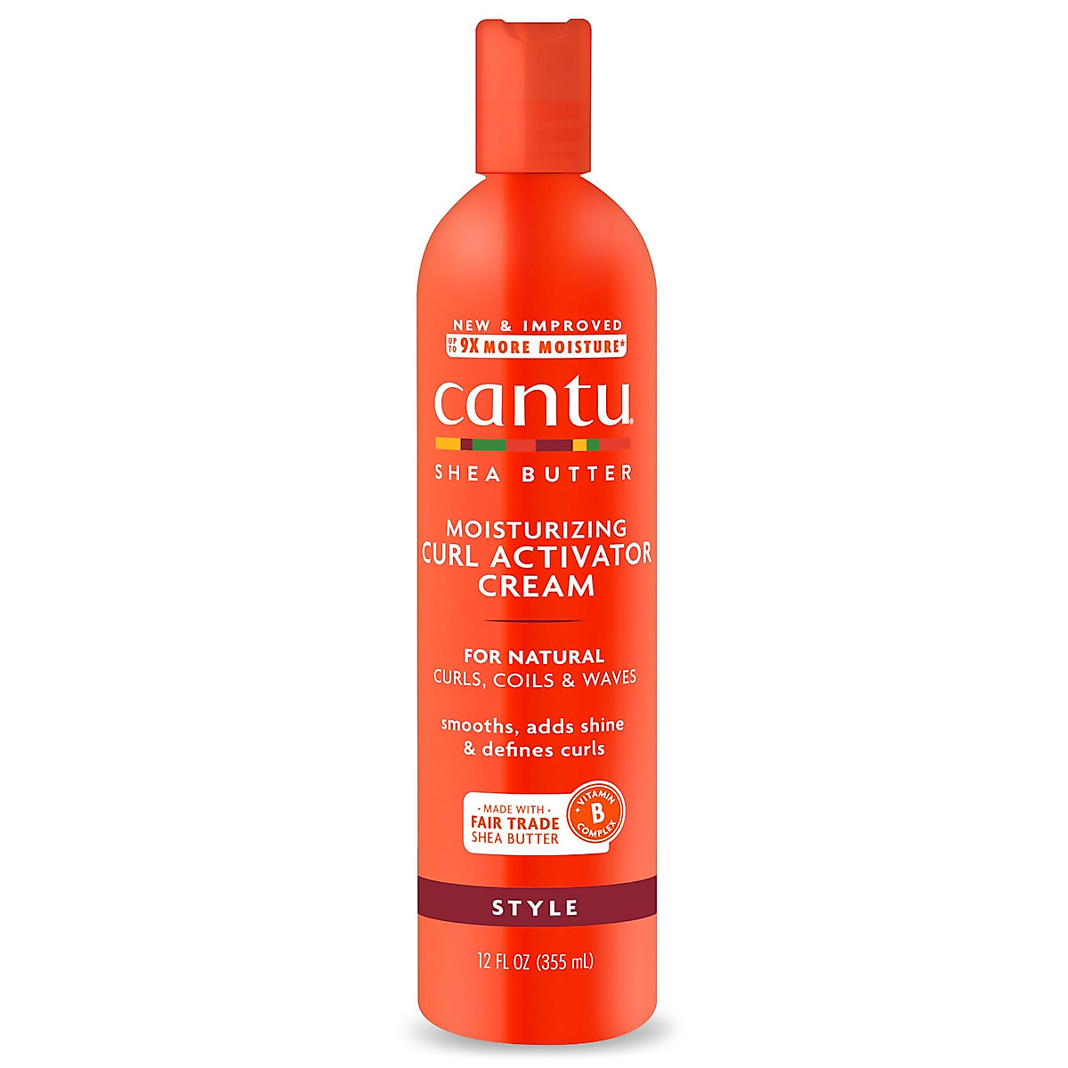 Cantu Moisturizing Curl Activator Cream with Shea Butter for Natural Hair, 12 fl oz