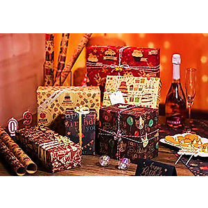 Birthday Wrapping Paper.9 Different Types of Gift Wrapping Paper（Each 27.5 x19.7 inches/70×50cm）.Birthday Wrapping Paper For Boys Men Women Girls Kids.…