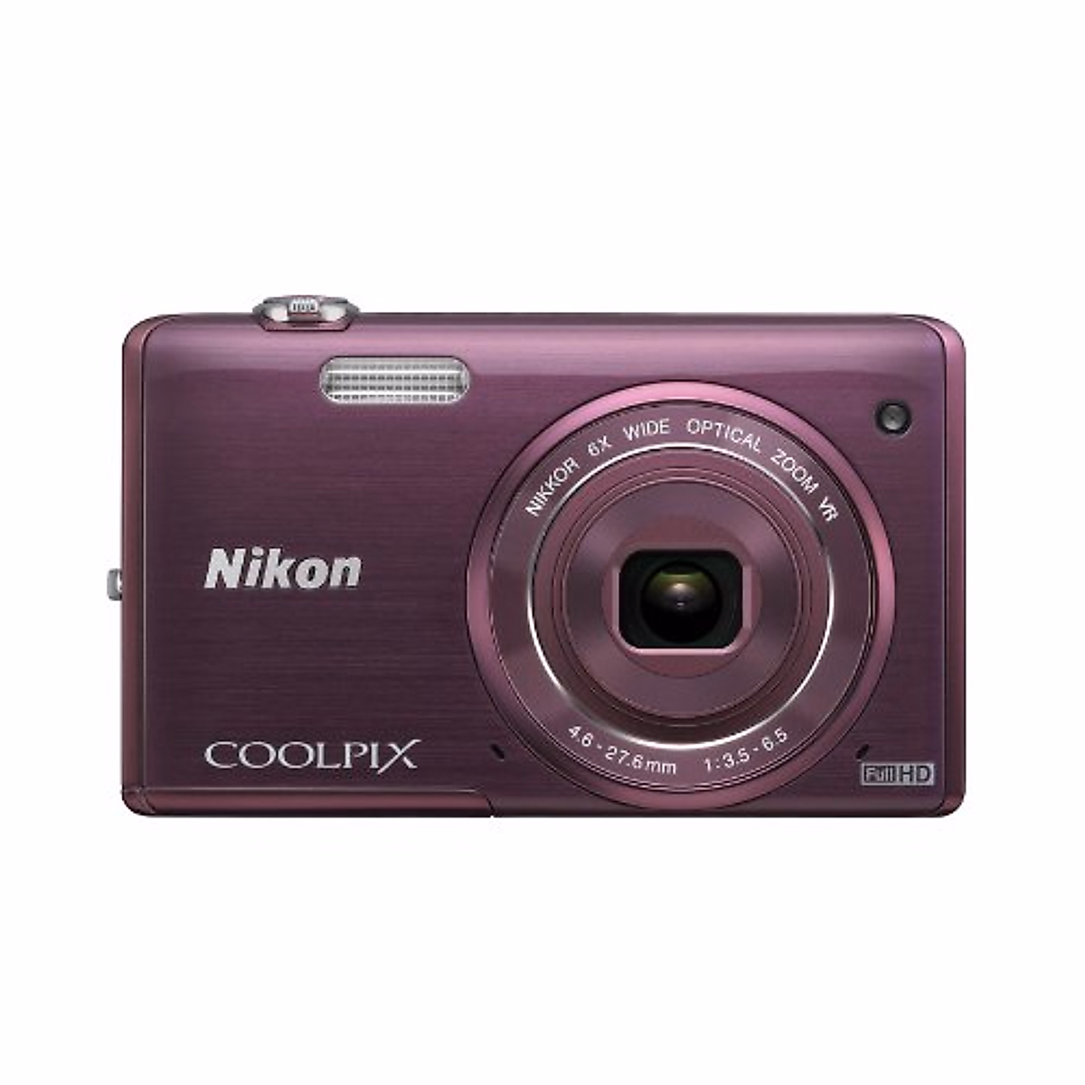 Nikon COOLPIX S5200 Wi-Fi CMOS Digital Camera with 6x Zoom Lens (Plum) (OLD MODEL)