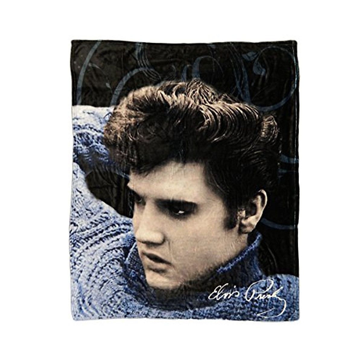 Midsouth Products Elvis Throw Blanket - Blue Sweater