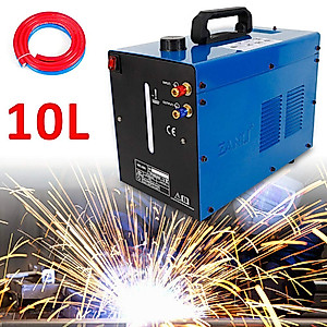 Tig Welder 110V 60HZ TIG Welding Machine Stick Welder 370W Tig Torch Welder Machine with 10L Cooling Water Tank, Tig Water Cooler Welder Torch Water Cooling System (US Stock)