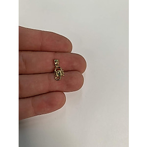 Dainty 10k Solid Gold Scorpion Pendant for Necklace, November Zodiac Scorpio Charm Jewelry Gift for Fashion Wear
