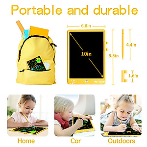 ZMLM Toys for 3-12 Years Old Kids - 10 Inch LCD Writing Tablet Coloring Screen Drawing Board Digital Educational Pad Art Craft for Boy Girl Toddler Teen School Activity Christmas Game Gift