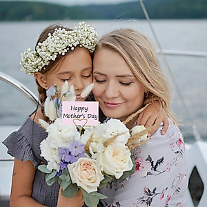 DSYIL 60 Pack Floral Picks Bulk, Heart Shap Floral Place Card Holder, Metal Photo Picks for Gift Card, Centerpieces and Party Favor, 13.4 Inches