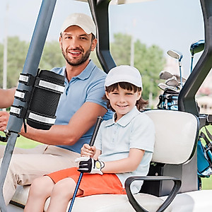 EDUPLINK Large Portable Speaker Mount, Shockproof Wireless Speakers Holder, Adjustable Long Strap for Most Speakers Compatible JBL, Sony, Bose for Golf Cart Bike UTV Wakeboard (Luminous)