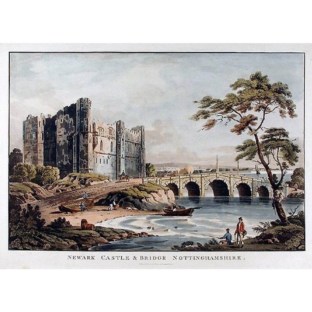 Newark Castle & Bridge Nottinghamshire