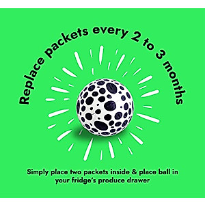 Zuperfresh Produce Saver 16 Packets, Extend the Life of Your Fruits & Vegetables, Absorbs Ethylene Gas Which Cause Produce to Over Ripen & Spoil