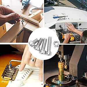 AETTLM6 M5 M4 M3 Nuts and Bolts Assortment Kit (660PCS)