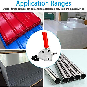 Power Sheet Metal Shear,Metal Sheet Cutter Head For Electric Drill Clippers Scissors,Sheet Metal Cutting Attachment