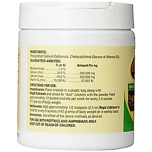 Zoo Med Reptile Calcium with Vitamin D3, 8-Ounce