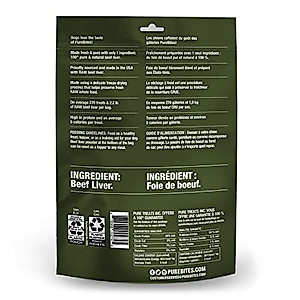 PureBites Freeze Dried Beef Liver Dog Treats, 11oz