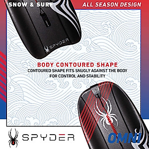 Spyder Omni Hybrid Sled and Body Board | Multipurpose Foam Sled and Boogie Board, Thermo-Molded Performance Board, Lightweight Snow