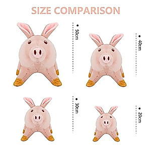 Sengocis Stuffed Animal Piggy - Piglet Plush Toy - 9.8 Inches Length